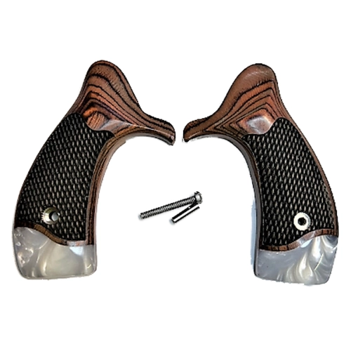 Taurus 856 Grips – Rosewood & Pearl Classic for 856 & 942